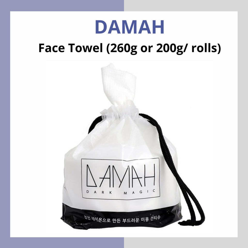 Korea Damah Black Magic Disposable Facial Tissue Face Towel (200g or ...