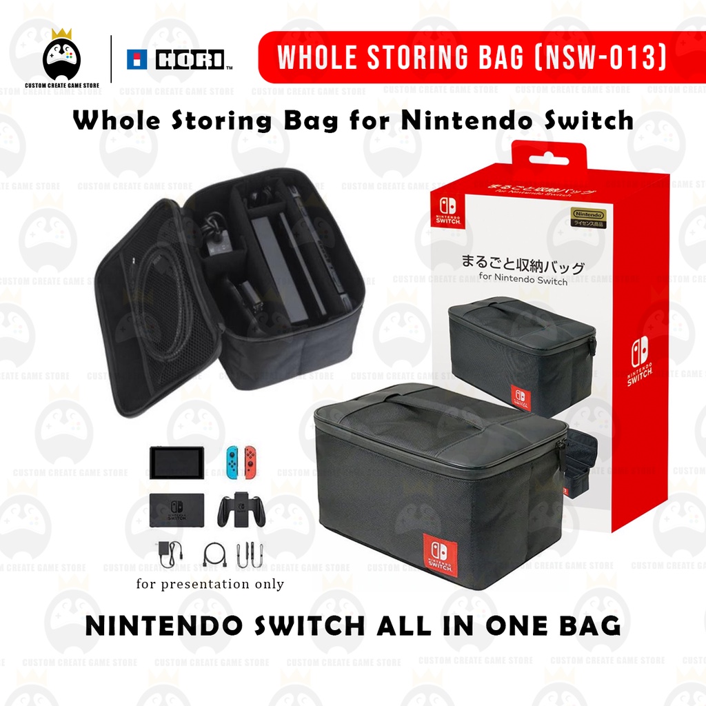 Switch Hori Carrying Case Carry-All-Bag | Switch Storage Pouch | Switch Travel Pouch NSW-013 ...