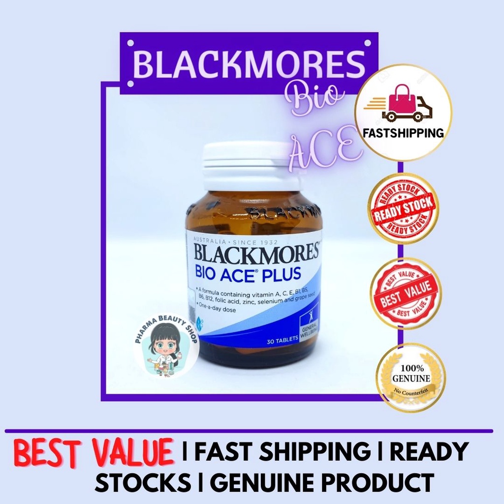 Blackmores Bio ACE Plus 30 tablets | Shopee Malaysia