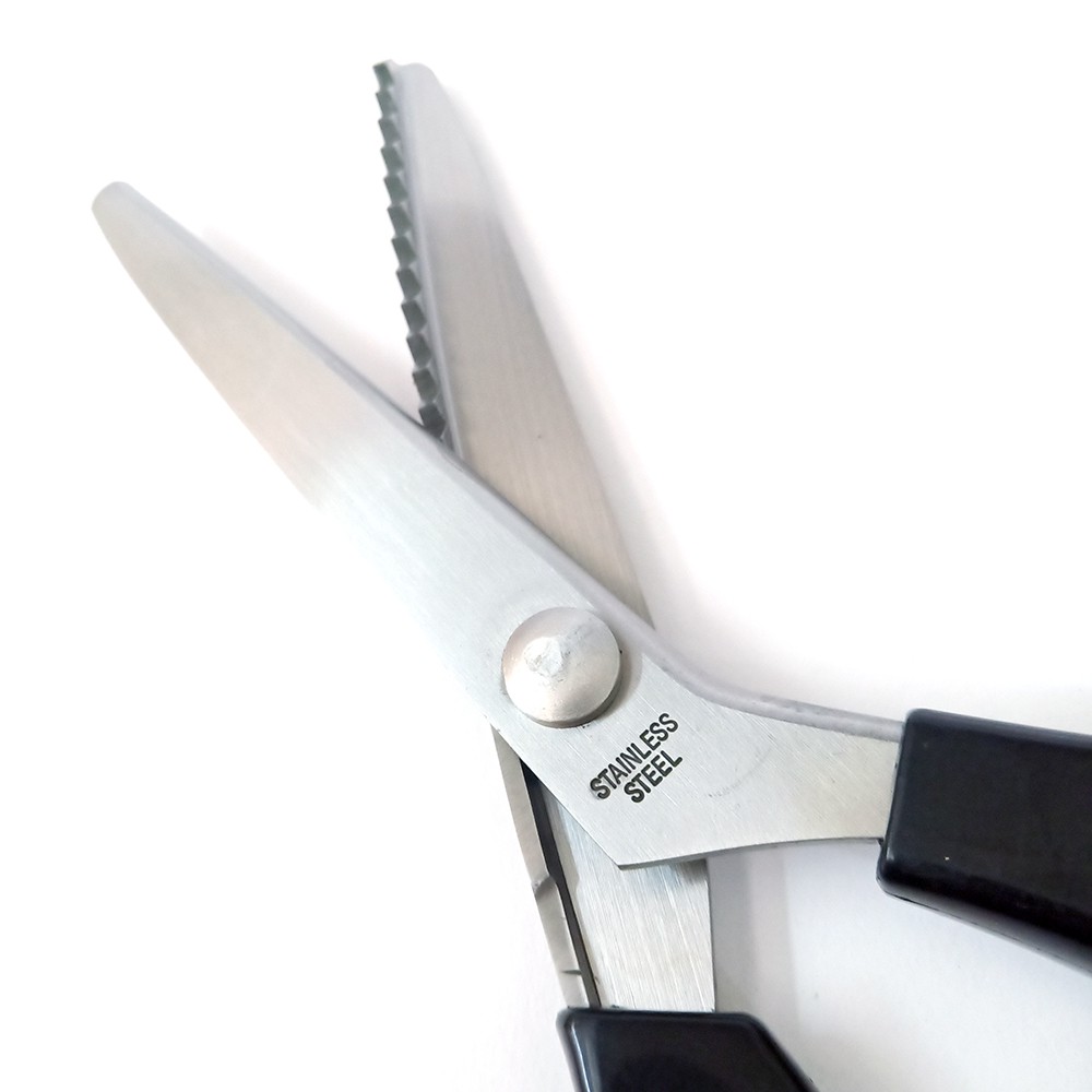 Golden Phoenix Precision Stainless Steel Zigzag Pinking Shear Scissors ...