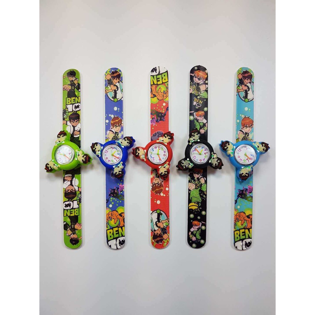 Ben10 Cartoon Spinner Quartz Watch for Kids | Shopee Malaysia