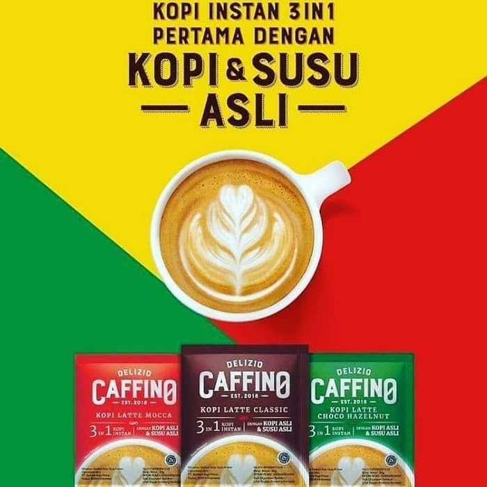Caffino Coffee 3 in 1 instant latte Coffee sachet 20 Grams | Shopee ...