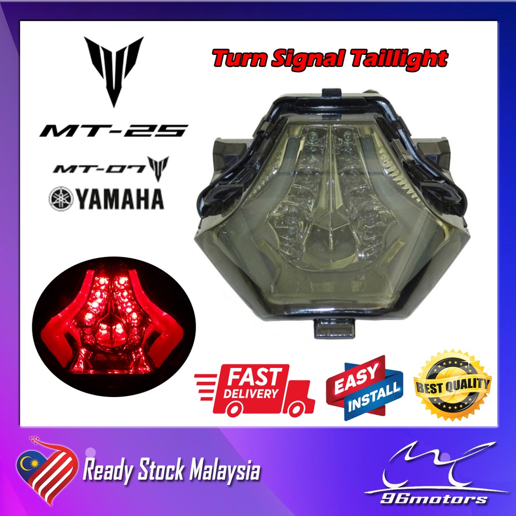 Yamaha MT25 R25 Y15ZR Mt07 Integrated LED Tail Light Turn Signal ...
