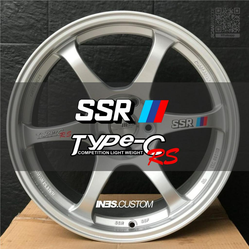 Sticker SSR TYPE C RS Sticker Rim ORIGINAL SIZE | Shopee Malaysia