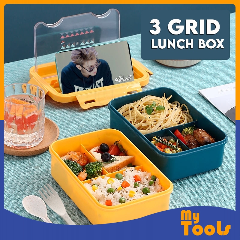 Mytools LUNCH BOX TUPPERWARE Japanese Lunch Box Portable with Spoon ...