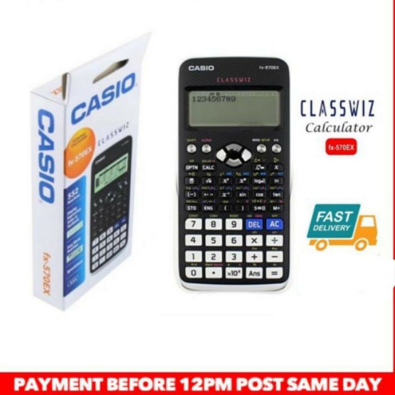 CASIO FX 570 EX SCIENTIFIC CALCULATOR (STOCK AVAILABLE) | Shopee Malaysia