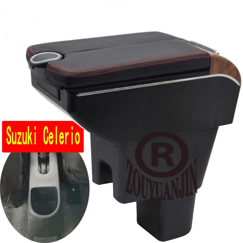 Car ArmRest Suzuki Celerio Center Console Armrest Box Storage Elbow ...