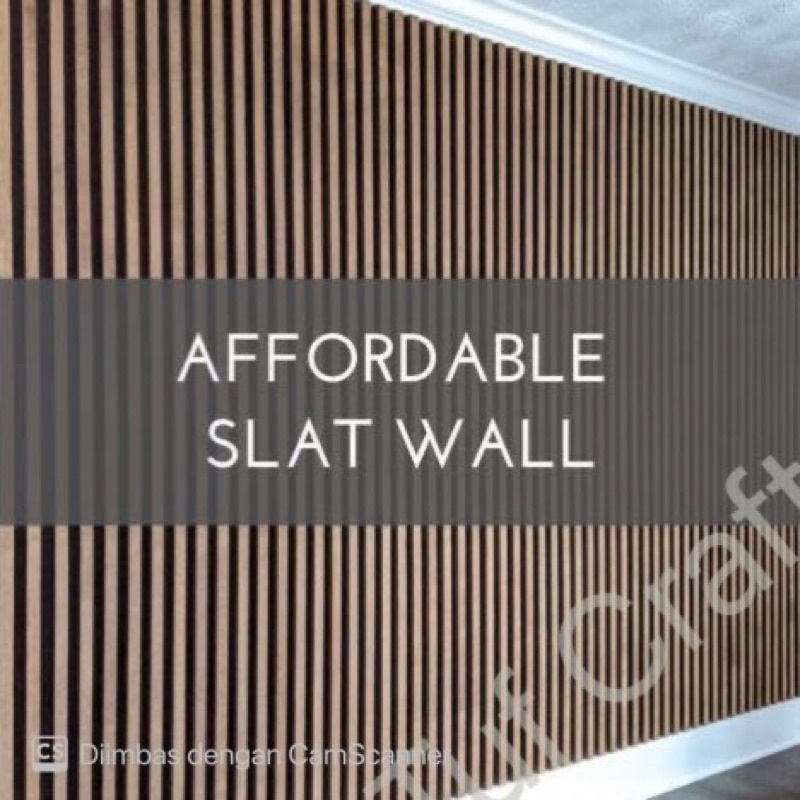 8feet / 4feet 6mm / 9mm DIY slat wall wainscouting /batten / shiplap ...