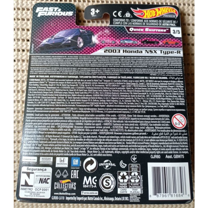 Hot Wheels Premium Honda Acura NSX GT3 Selection's MMRR | Shopee Malaysia