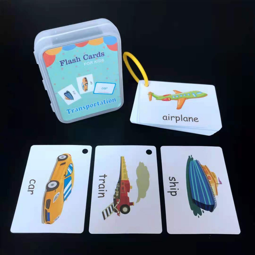 Early Learning Flash Card ABC Alphabet Number Animals Fruit Iqra Jawi ...