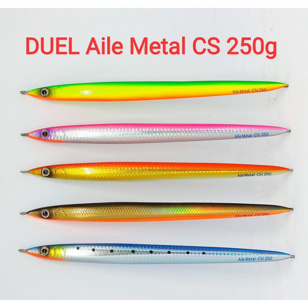 Duel Aile Metal CS Jig 250g Curve Slider Heavy Jig 重型铁板 慢铁 Slow Jigging ...