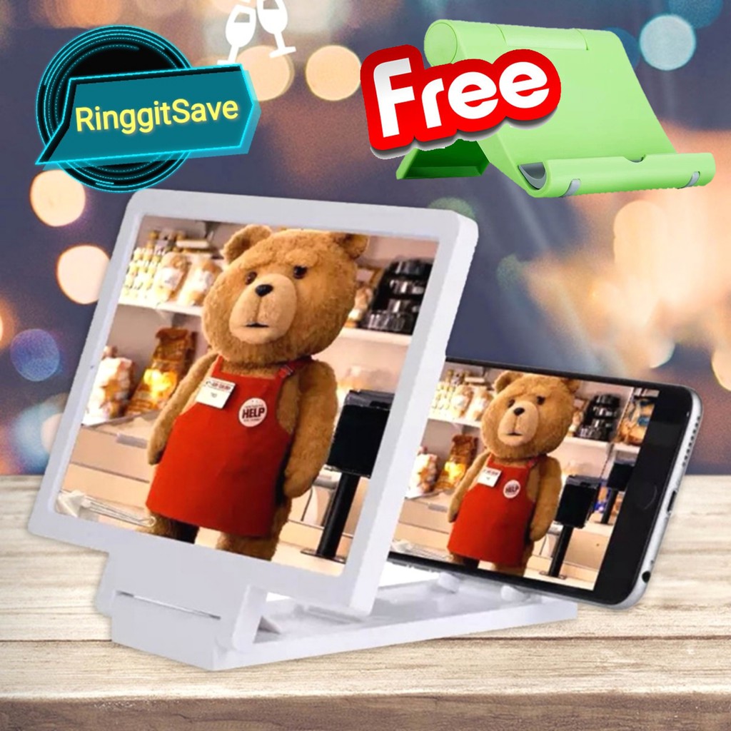 Universal Mobile phone 3D Video Enlarged Screen Magnifier | Shopee Malaysia
