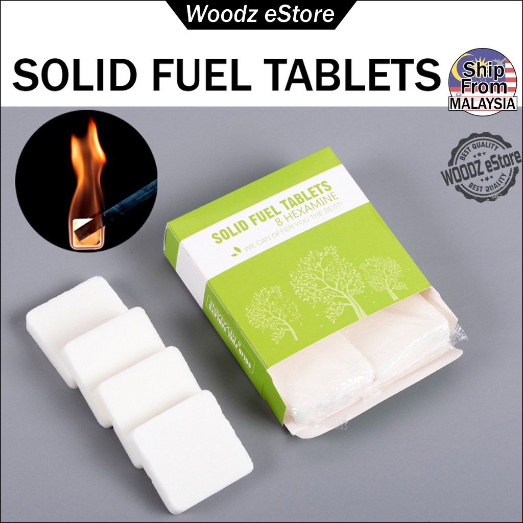[Woodz] Hexamine Solid Fuel Tablet Mini Stove Camping Lilin Askar ...