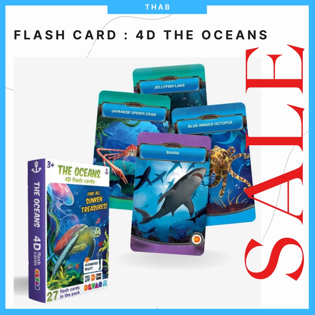 DEVAR Flash Card : 4D THE OCEANS | Shopee Malaysia