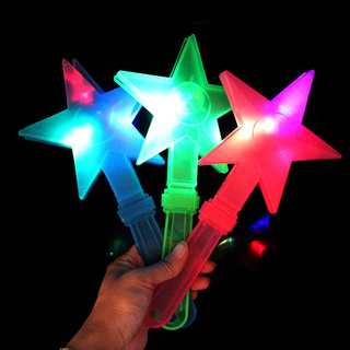 1Pc Star LED Hand Clapper Noise Maker Flash Light Glow Stick Party ...