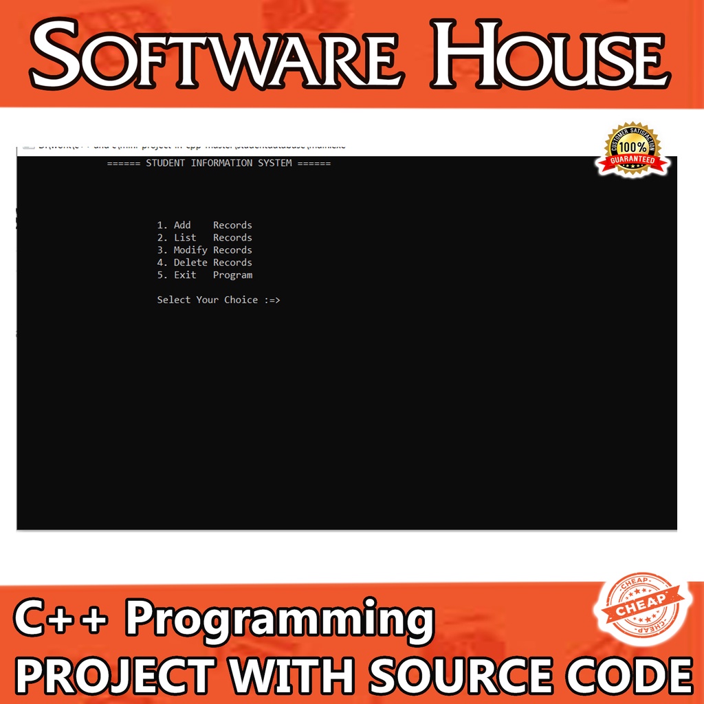 Student Information System In C++ Programming Project with Source Code ...