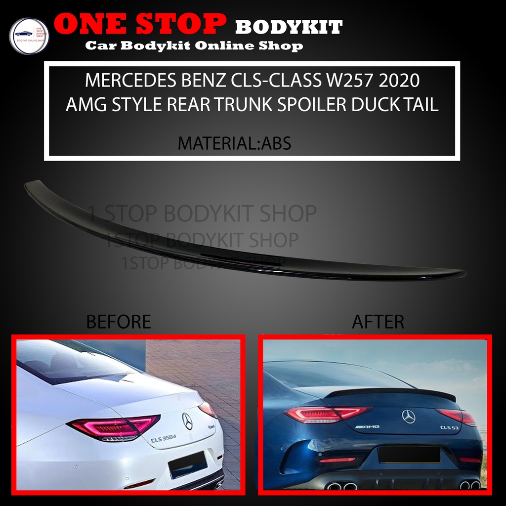 MERCEDES BENZ CLS-CLASS W257 2020 AMG STYLE REAR TRUNK SPOILER DUCK ...