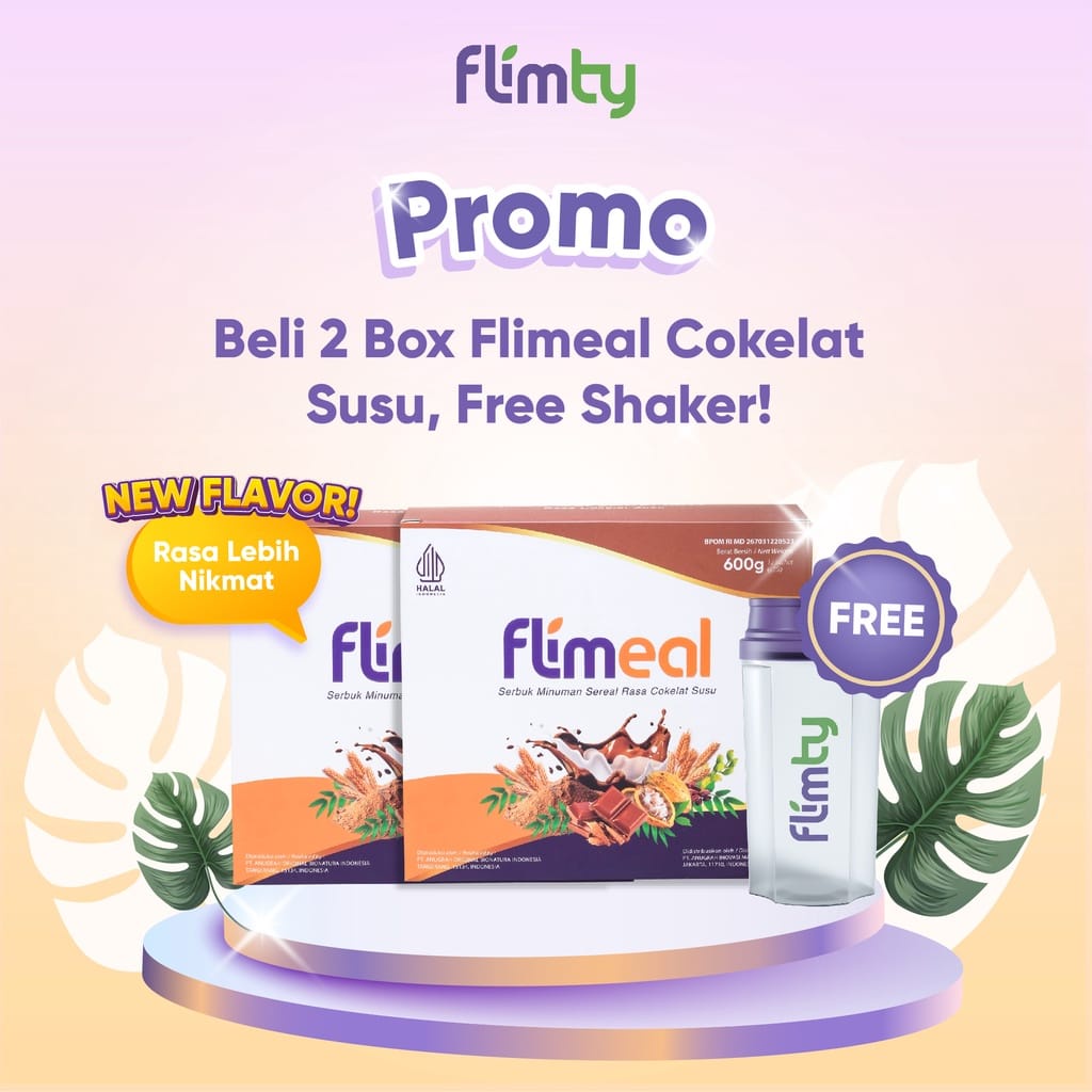 Flimeal FIBER ORIGINAL 1 BOX 12 Sachets DIET Flavor BPOM HALAL ORI ...