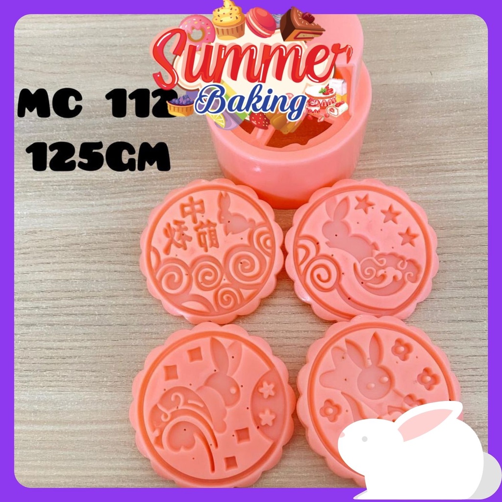 125gm Handpress Mooncake 4 DESIGNAUTUMN MC MOULD [MC112] 月饼模 | Shopee ...