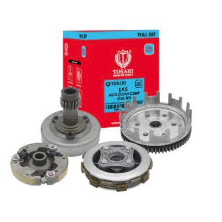 [FULL SET] Tokahi Auto Clutch Comp & Auto Housing Comp EX5/ Dream Wave100 Class1/ Wave125 W125 ...