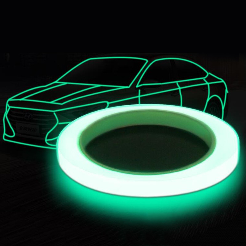Luminous car sticker Reflective Rim Glow in the dark Stripe Accessories ...