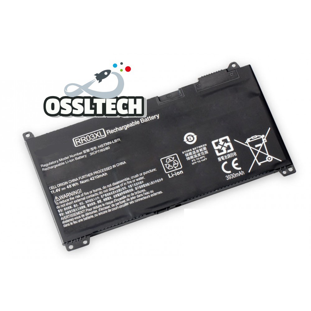 HP ProBook 430 440 450 455 470 G4 G5 RR03XL RR03 HSTNN-PB6W 851610-850 ...