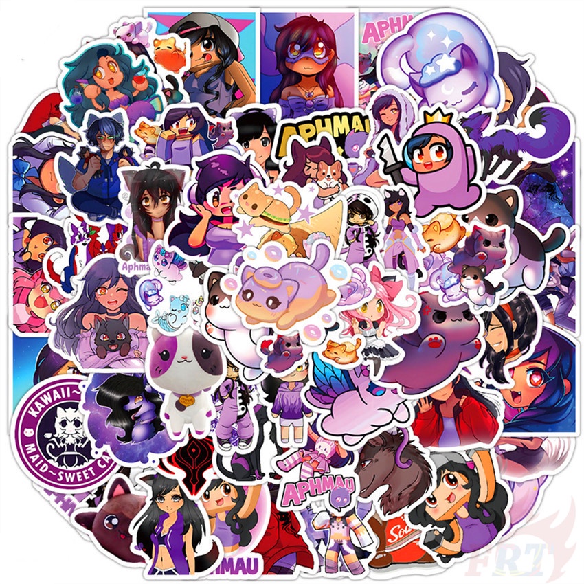110Pcs/Set Aphmau Series A Stickers DIY Fashion Waterproof Decals ...