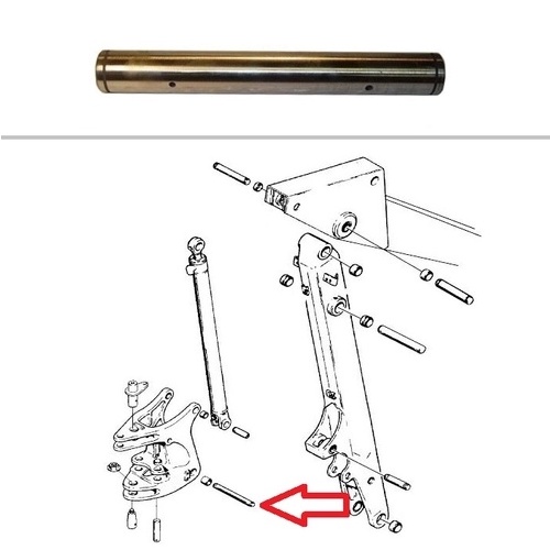 Case Backhoe Pin, Swing Tower to Boom, 1 Pin Style -- D91240 580G 580SE ...