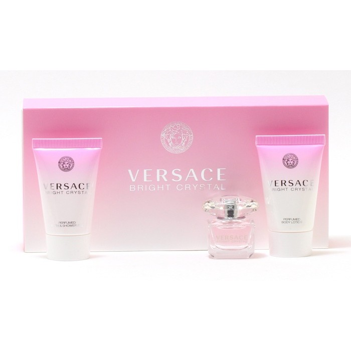 ORIGINAL Versace Bright Crystal Travel Set Perfume | Shopee Malaysia