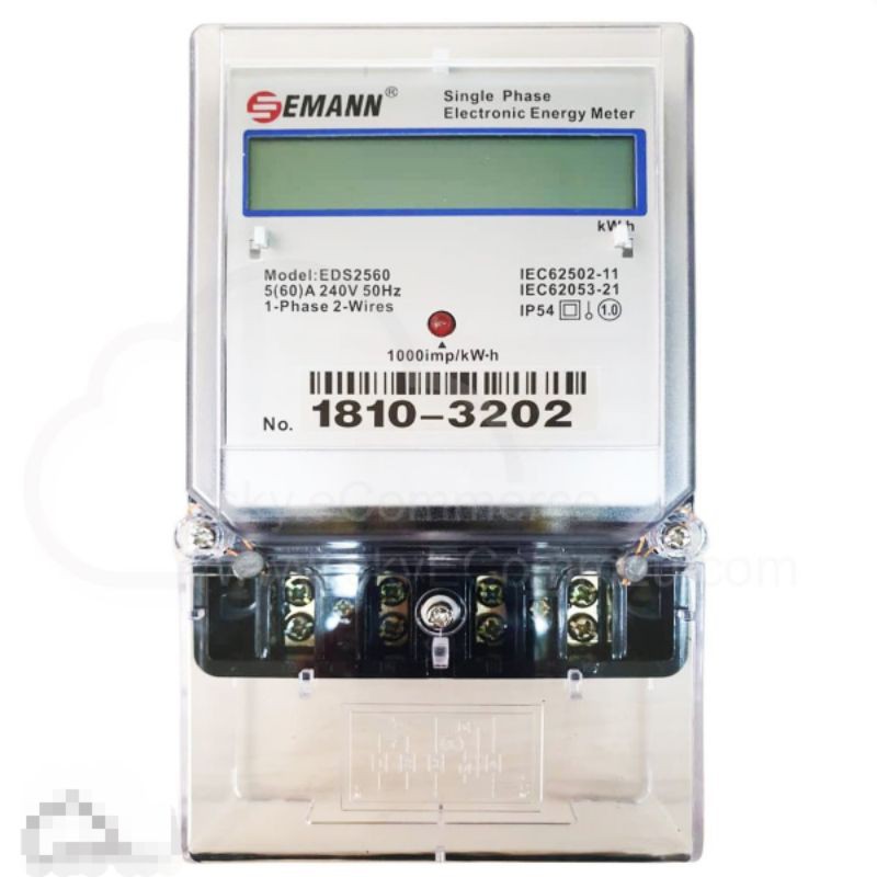 Digital kWh Meter 60A 240V Single Phase (Emann) | Shopee Malaysia
