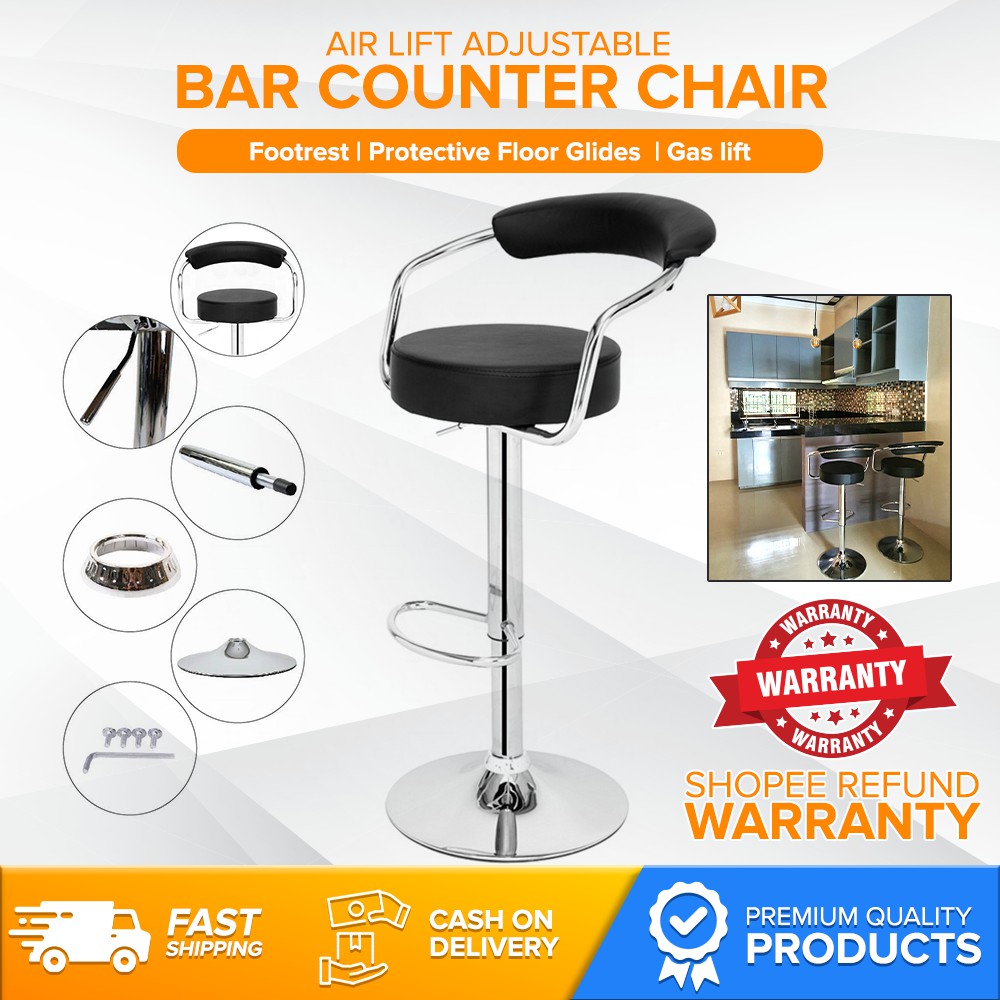 Wintop JIT-BS11 Bar Stool Pub Swivel Bar stool Adjustable Height Pub ...