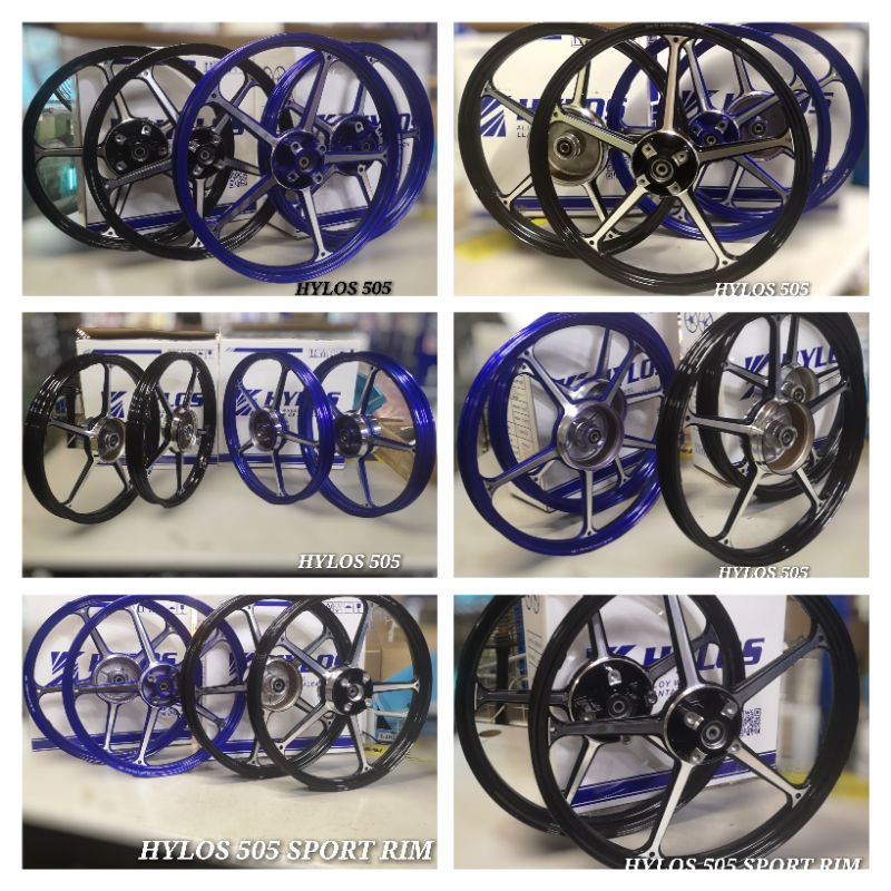 FG505 HYLOS ENKEI SPROT RIM LC135 Y15ZR Y16ZR EX5 Y125ZR WAVE 110 { 1.40X1.60-17} | Shopee Malaysia