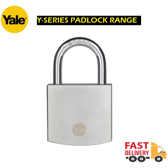 YALE Y120B Series Outdoor [ New Boron Shackle ] Brass Padlock with ...