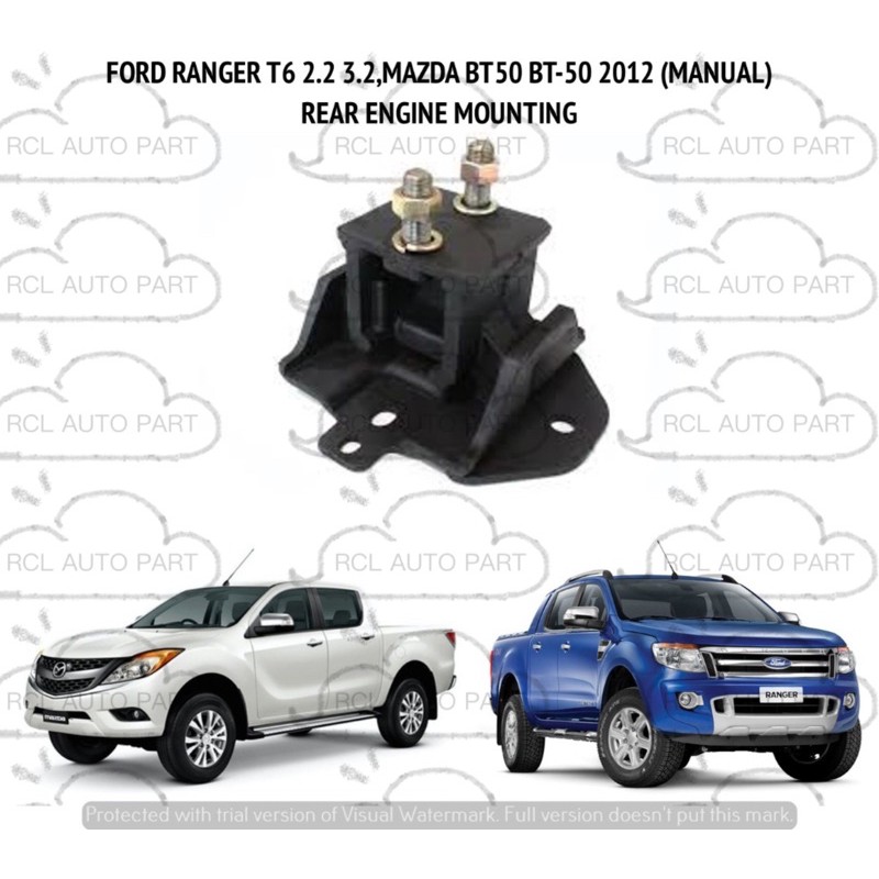 REAR ENGINE MOUNTING GEAR BOX FORD RANGER T6 2.2 3.2,MAZDA BT50 2012 MANUAL | Shopee Malaysia