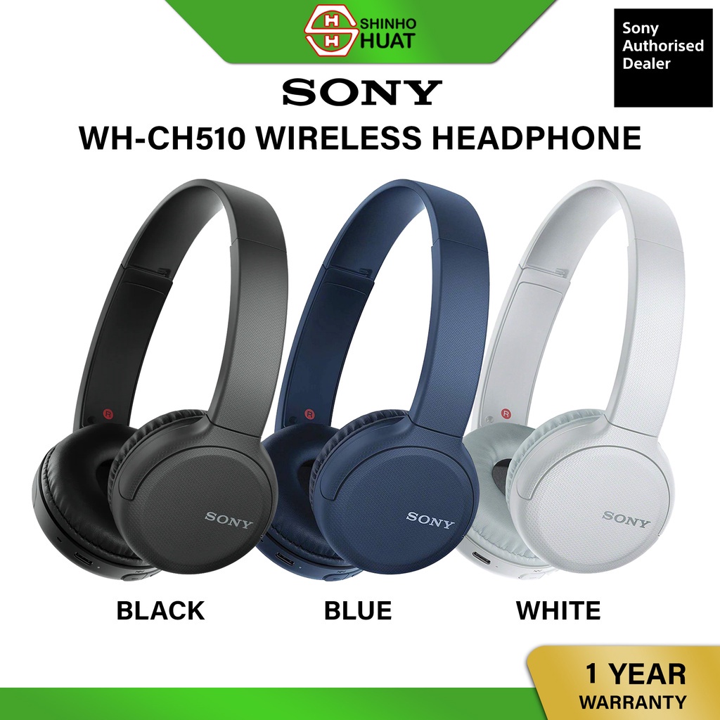 Sony WH-CH510 Wireless Headphone Bluetooth WHCH510 / CH510 | Shopee ...