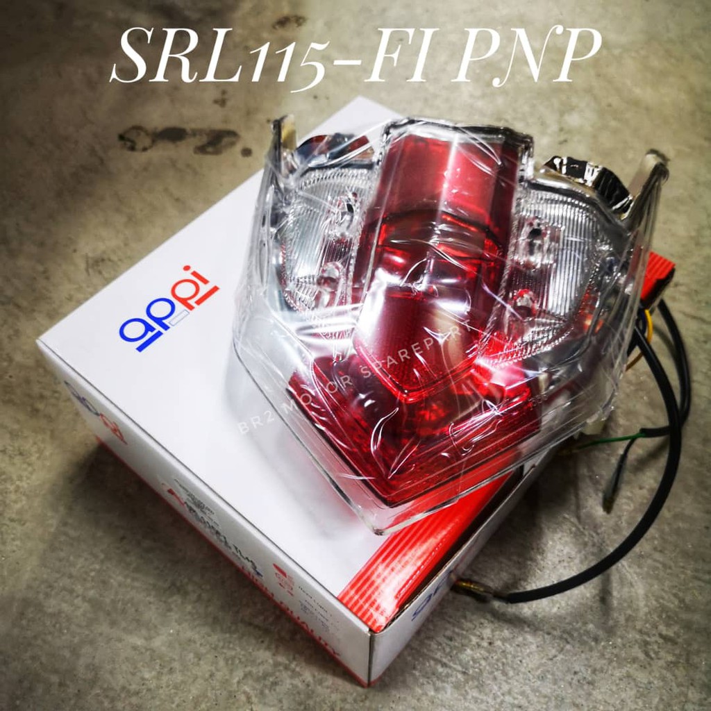 YAMAHA SRL115-FI TAIL LAMP ASSY - MODIFY (ANP) // TANAM SIGNAL / PNP ...