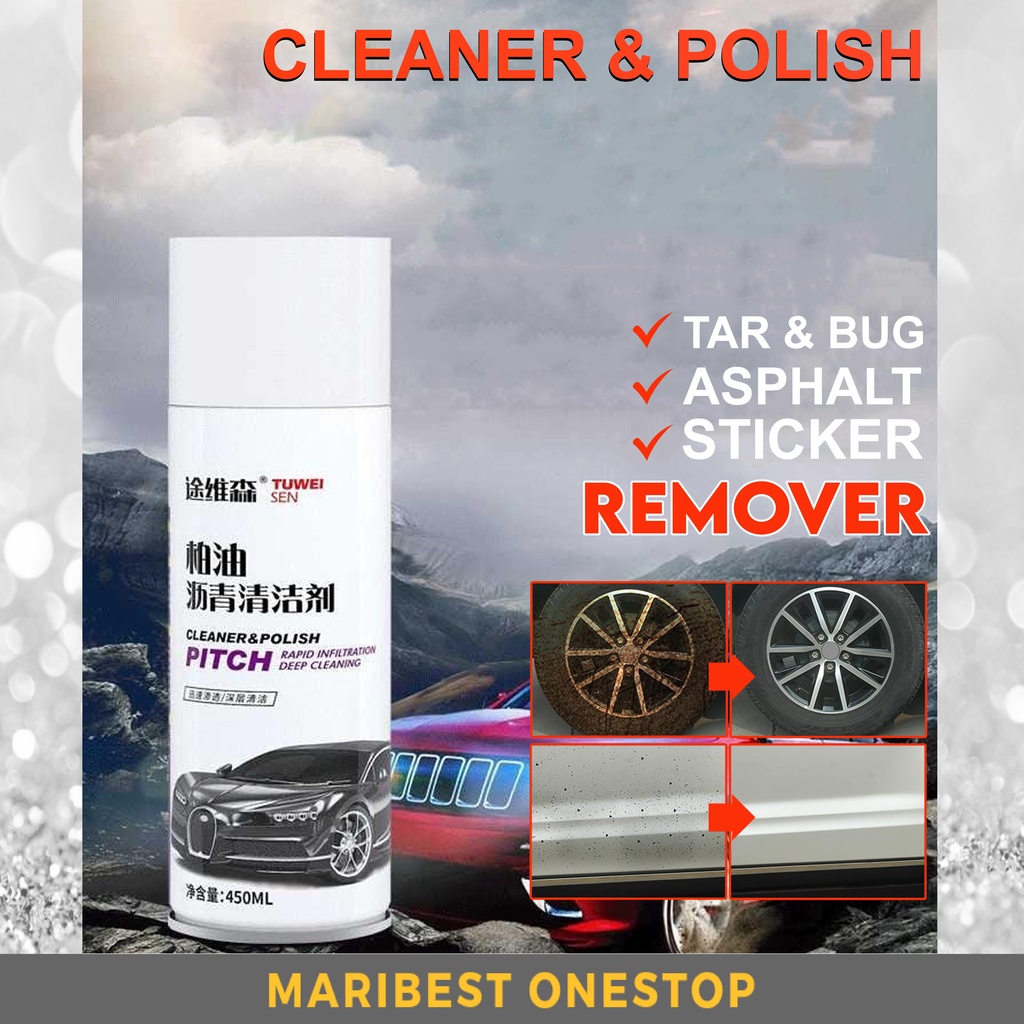 BUG TAR ASPHALT REMOVER CLEANING AGENT CAR WASH CAR CARE SELF ADHESICE ...