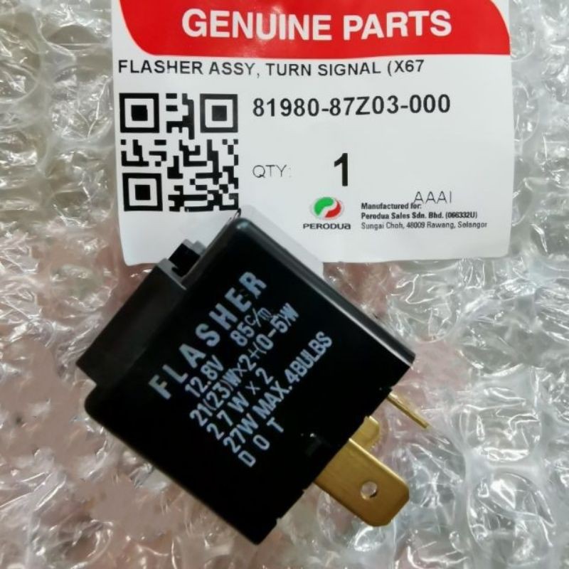 PERODUA KANCIL, KENARI & KELISA DENSO FLASHER RELAY & TURN SIGNAL ...