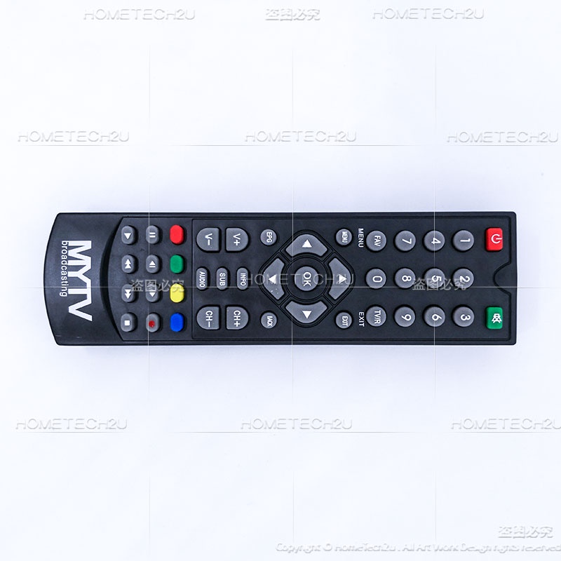 MYTV Remote Control Original (for Set Unit Dekoder DTT1770 Percuma dari ...
