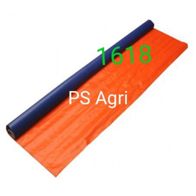 🔥 PE Tarpaulin Canvas Blue Orange | Kanvas Blue Orange 🔥 | Shopee Malaysia