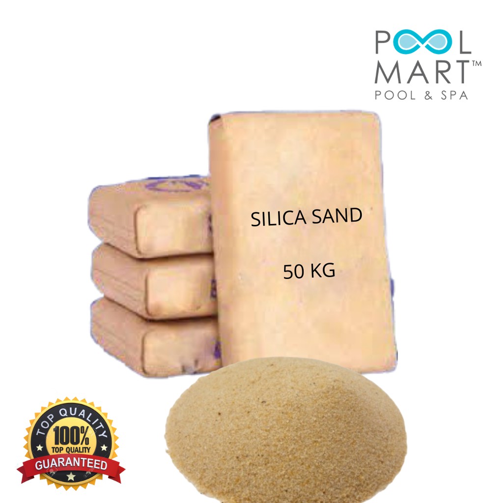 POOL MART Fine Silica Sand ( 50 KG / per Bag ) Filter Exchange Sand for ...