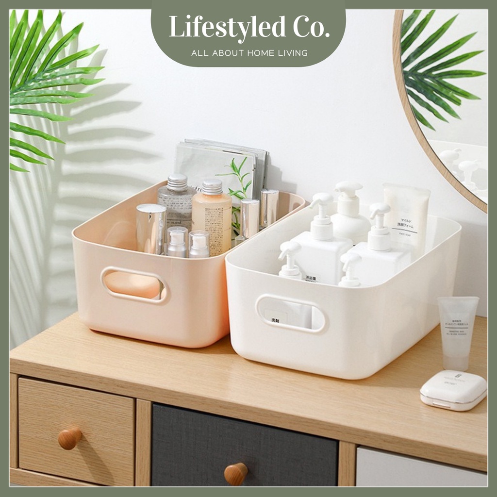 Multipurpose Muji Plastic Storage Box Shelf Organizer Basket Portable ...