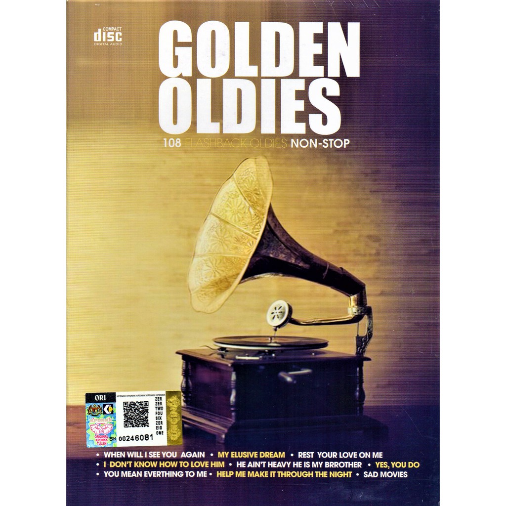 Golden Oldies - 108 Flashback Oldies Non- Stop ( 2 CD ) | Shopee Malaysia