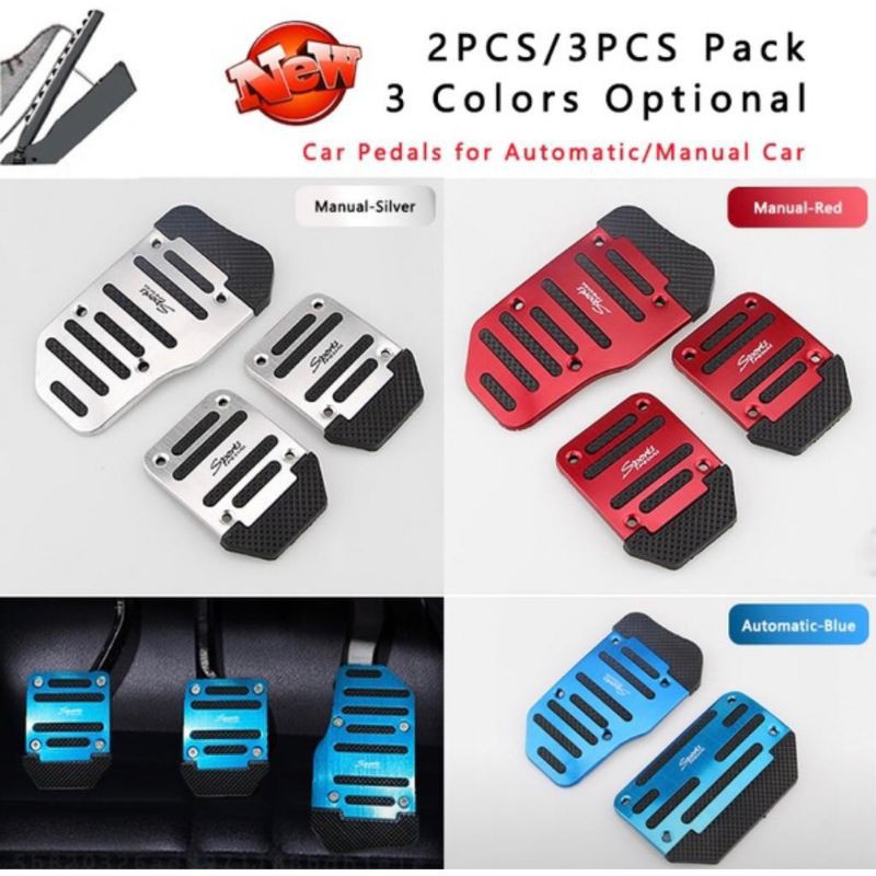 Non-Slip Car Pedal Universal Sports Automatic Series Brake Gas Pedal ...