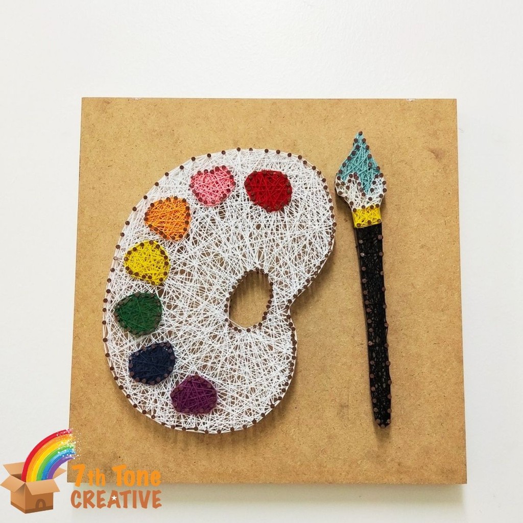 Colouring Board 40*40cm String Art Kits DIY Handcraft, DIY Gift ...