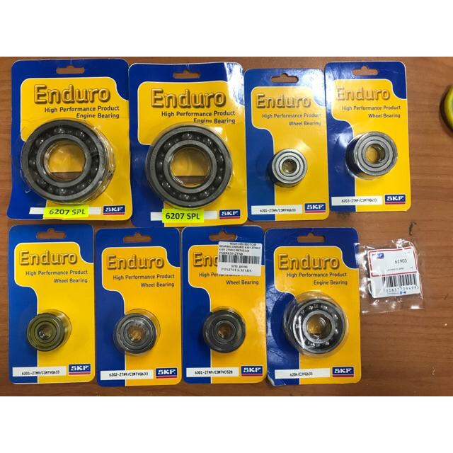 SKF ASUKA HONDA RS150 RS 150 RSX RSX150 FULL ENGINE BEARING SET Enduro ...