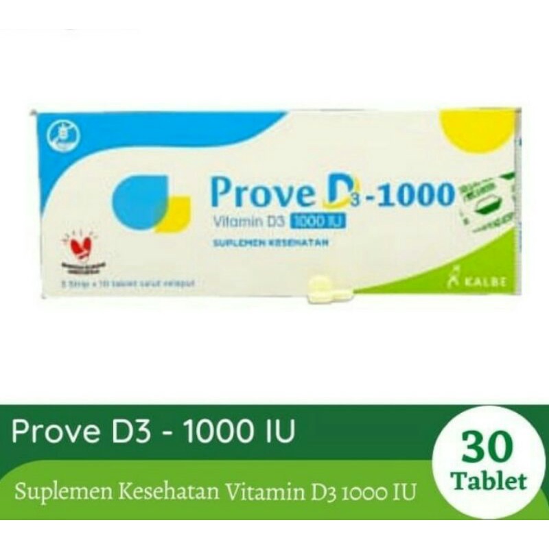 Prove D3 1000 Contents 30 Tabs | Shopee Malaysia