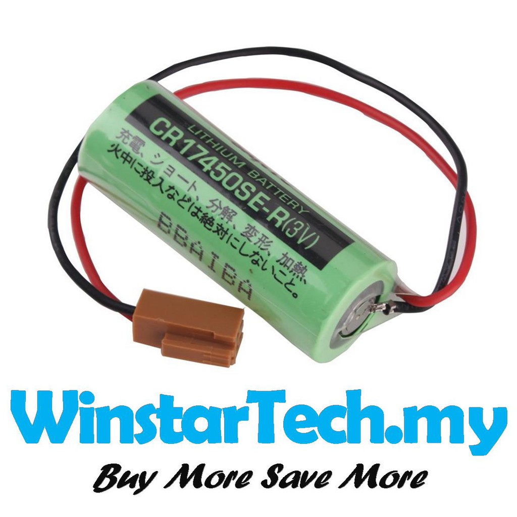 Sanyo CR17450SE-R 3V CR17450 PLC Industrial Lithium Battery | Shopee ...