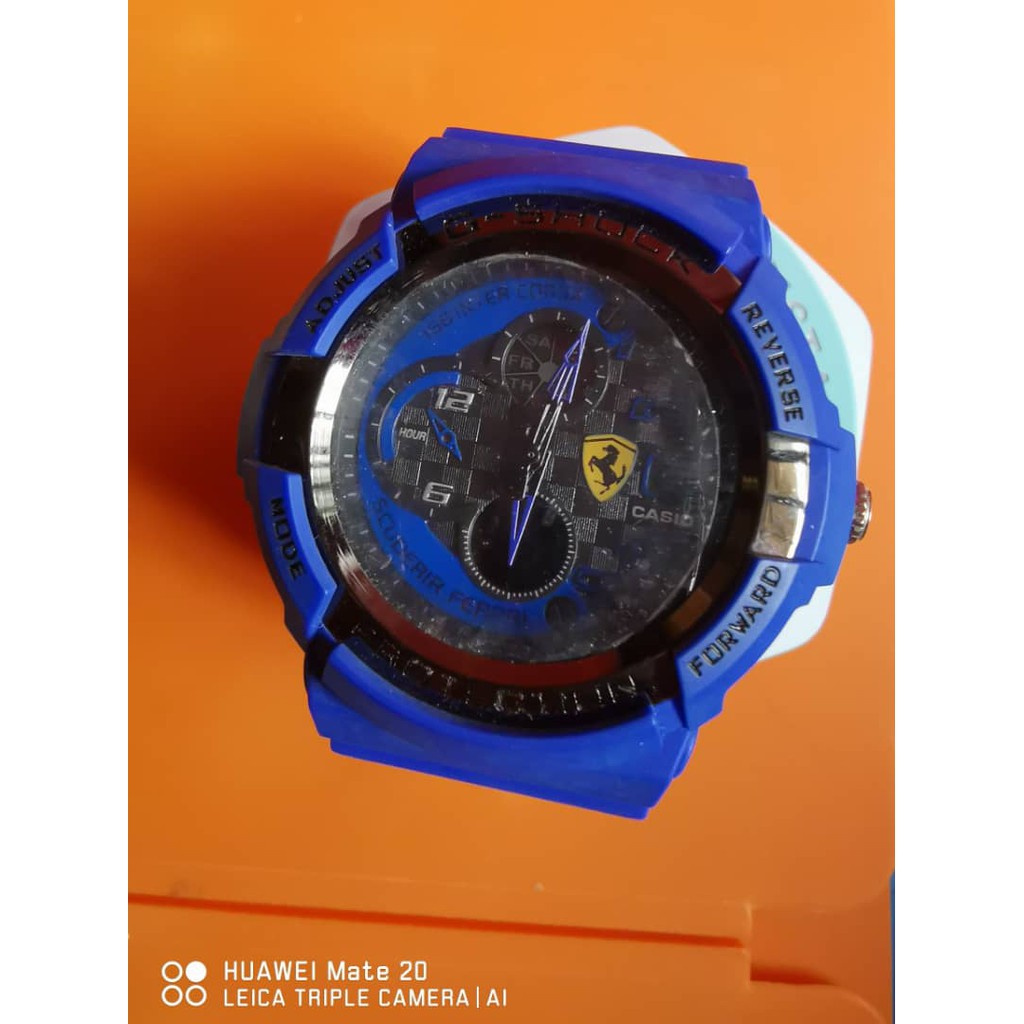 Special Promotion Ferrari Dual Time Casio_G_SHOCK_Fashion Watch For Men ...