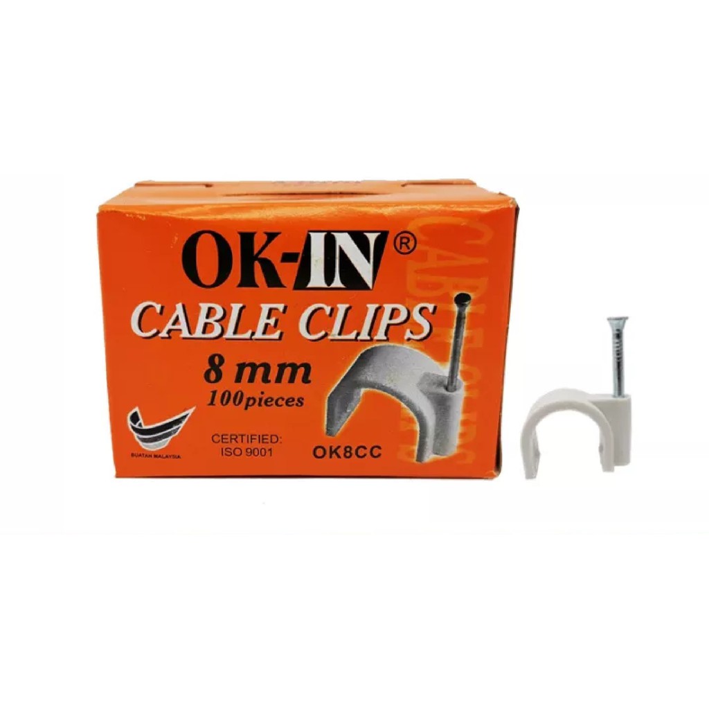 OK-IN Cable Clip 4MM~35MM | Shopee Malaysia